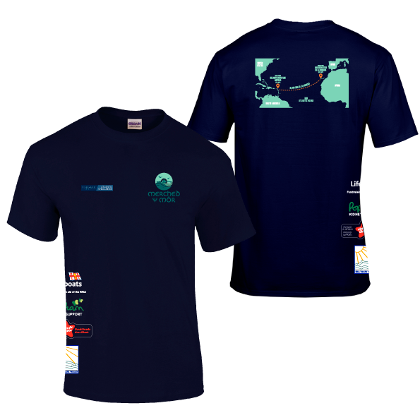 Merched Y Môr - Unisex T-Shirts. St Brides Bay Print and Embroidery